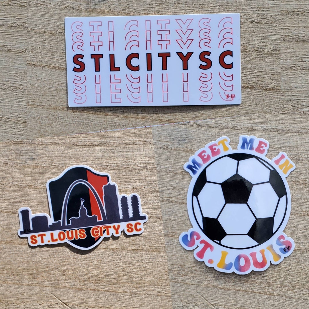 STL CITY SC Sticker- Die Cut Sticker for Laptop, Water Bottle or ...