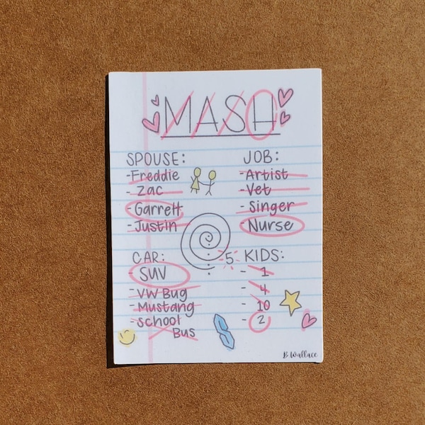 Mash Game - Etsy
