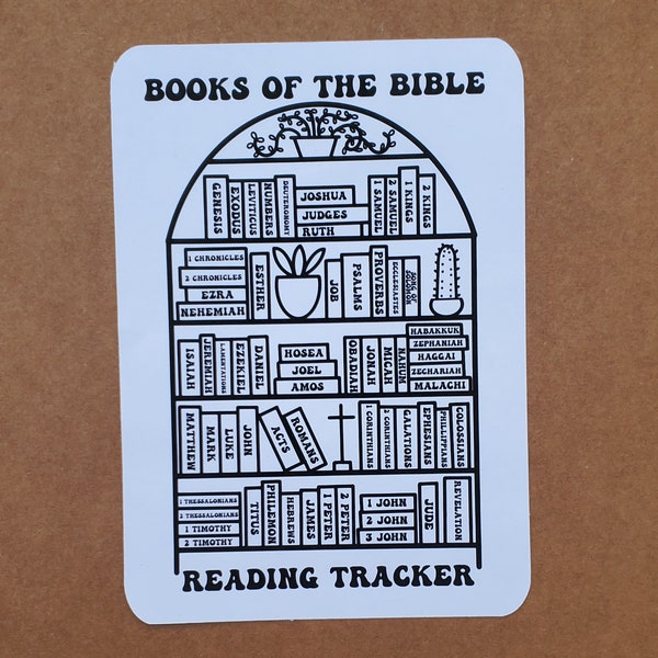 Bible Book Sticker Tracker - Etsy