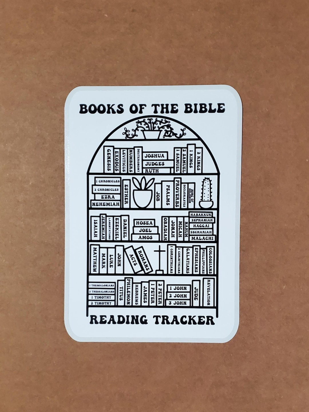 Bible Reading Tracker Sticker- for Bible Journaling and Note Taking ...