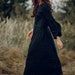 Washed Linen Dress in Black. Linen Clothing for Women - Etsy