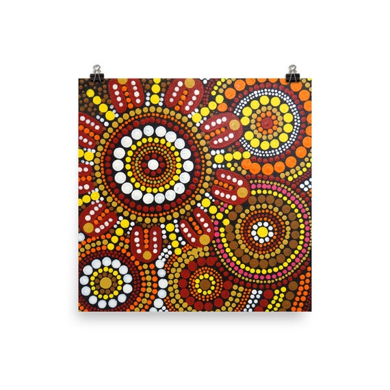 Ancient Australian Aboriginal Dot Art