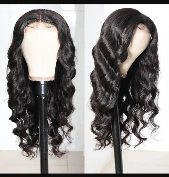 Brazilian Body Wave Wig 4x6 Closure - Etsy