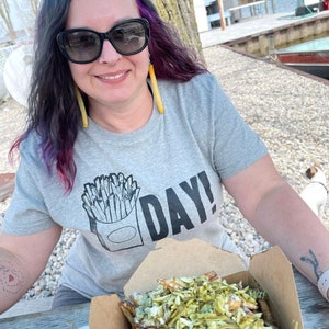 Life Sized FRENCH FRIES Comically Large Dangley Earrings French Fry ...