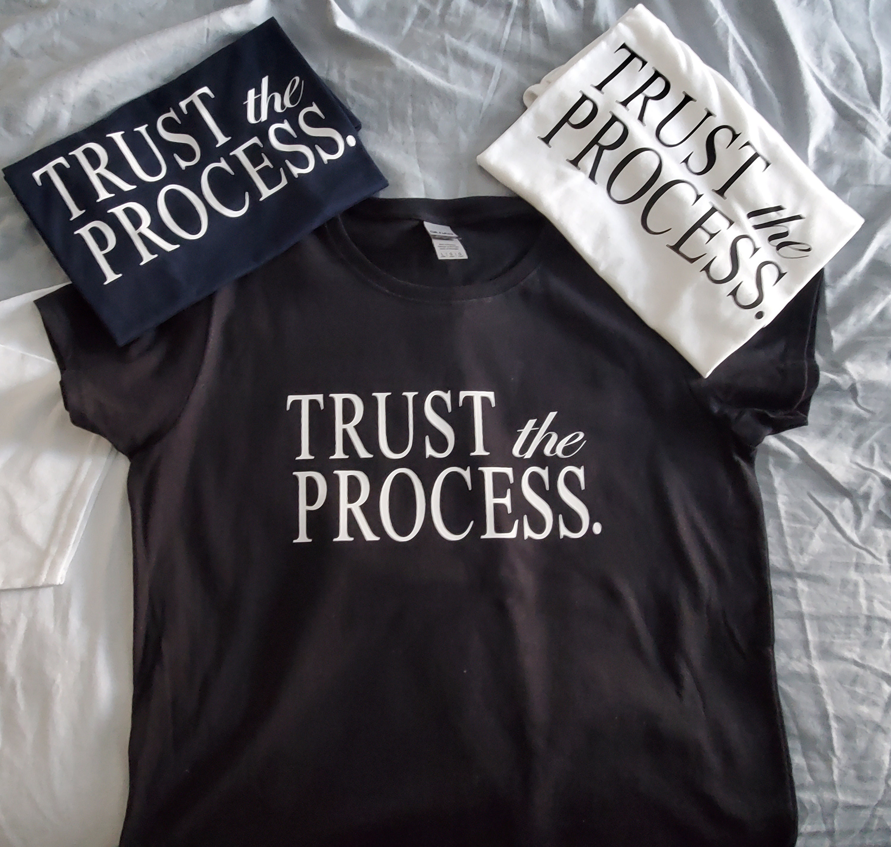 Trust the Process Women Colored Short Sleeve T-shirt - Etsy
