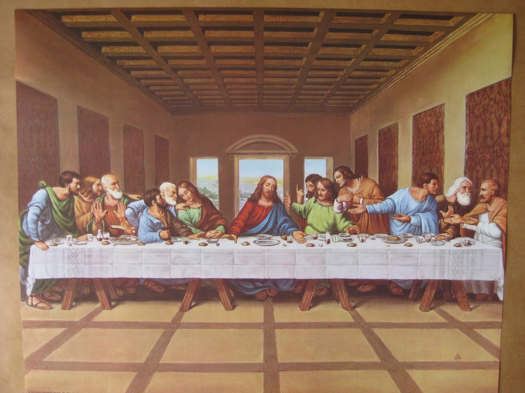 Poster: "the Last Supper" - 18" X 22" - Etsy