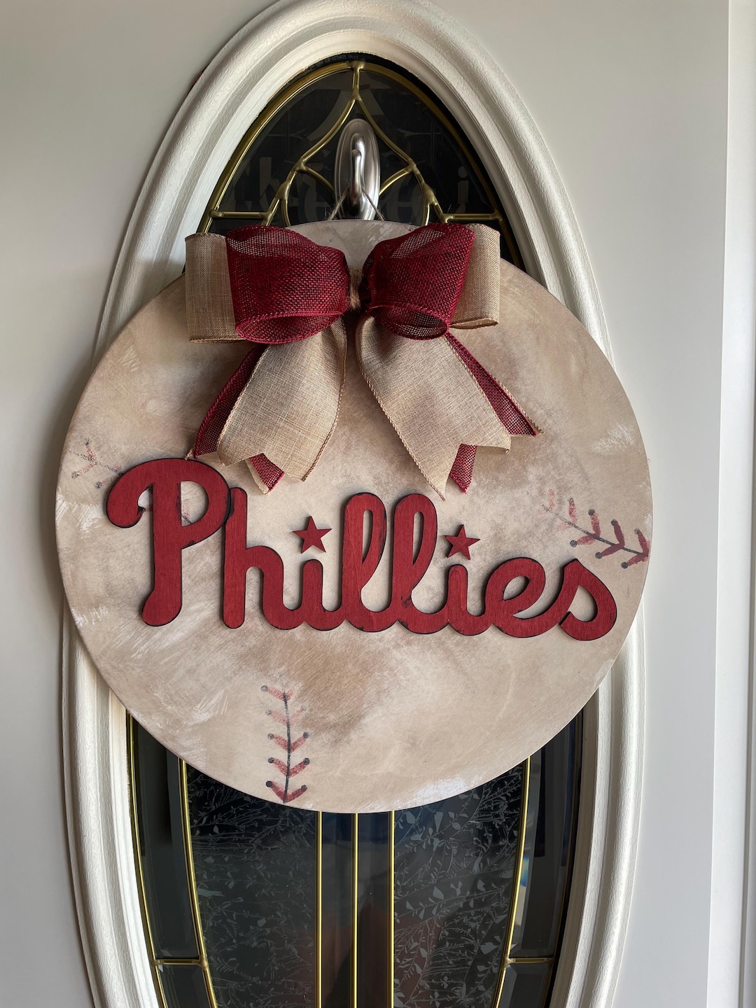 Philadelphia Phillies Wood Door/wall Sign - Etsy