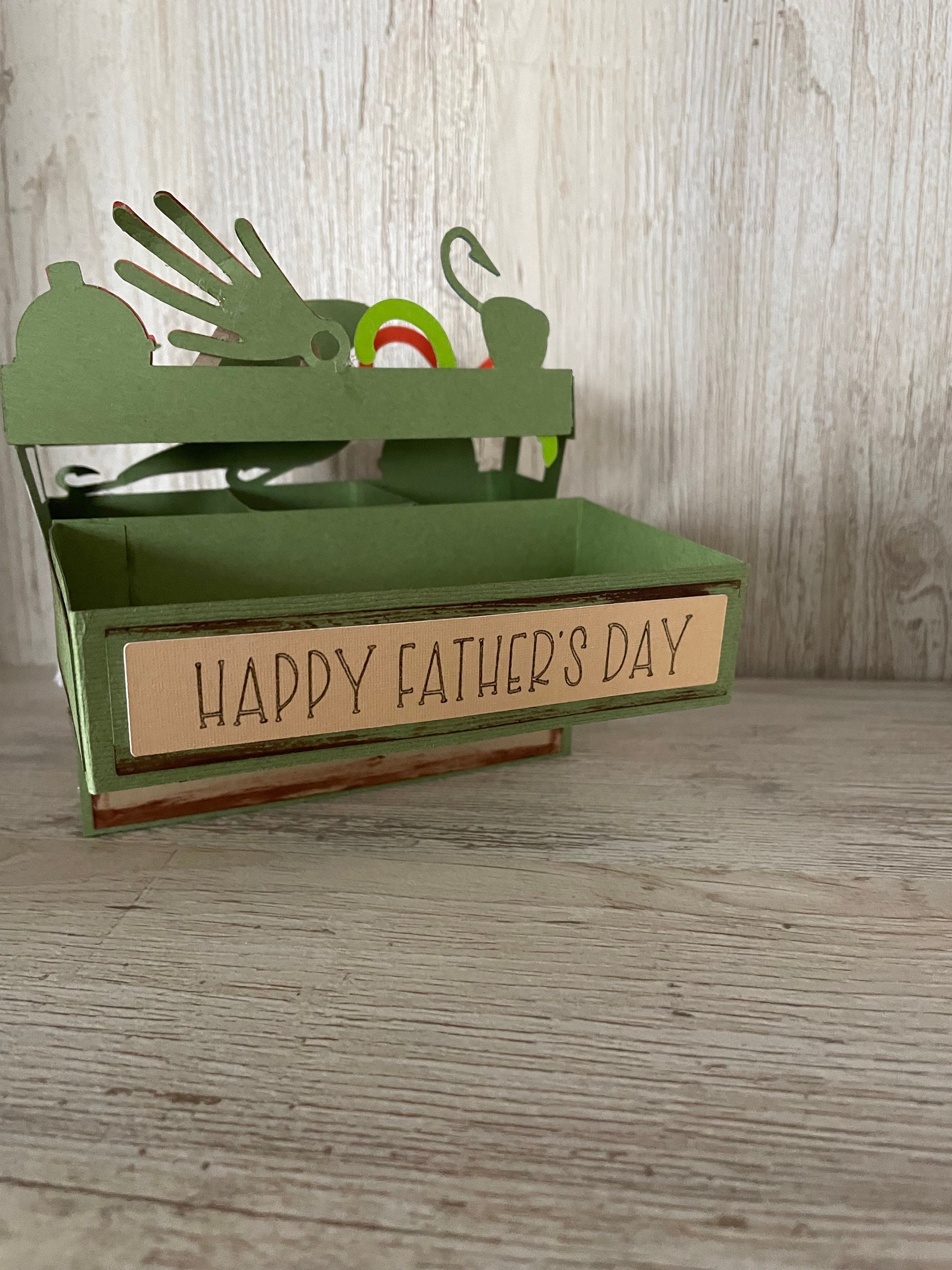 Tackle Box Pop up Card - Etsy