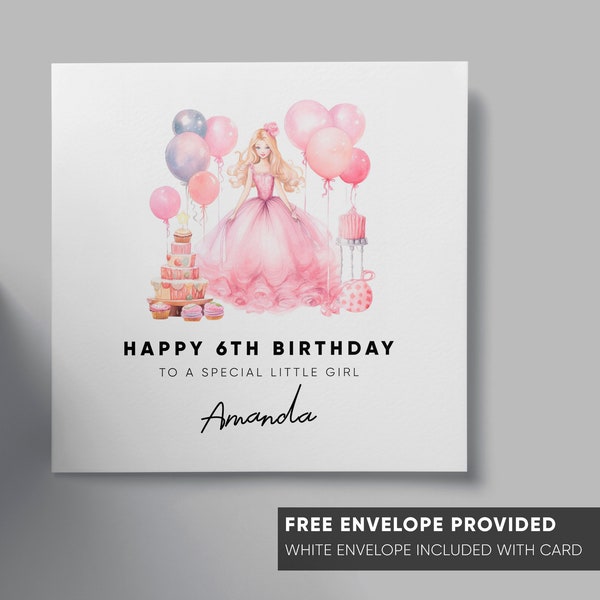 Barbie Birthday Card - Etsy UK