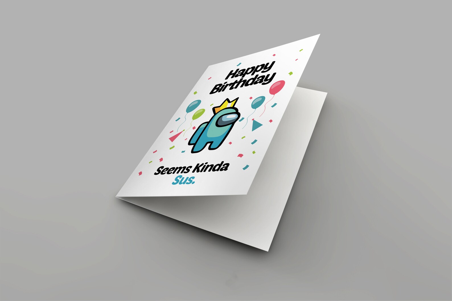 Among Us Birthday Card Imposter Greeting Card Boy Girl Gaming - Etsy UK
