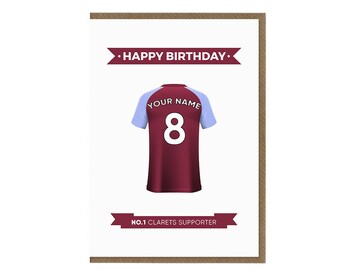 Burnley Birthday Card - Etsy UK