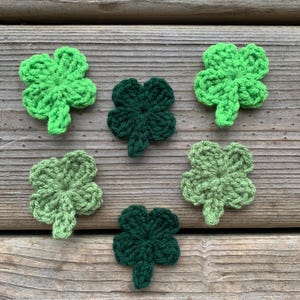 Lucky Charm, Crochet 4 Leaf Clover, Good Luck Charm, Pocket Lucky Charm ...