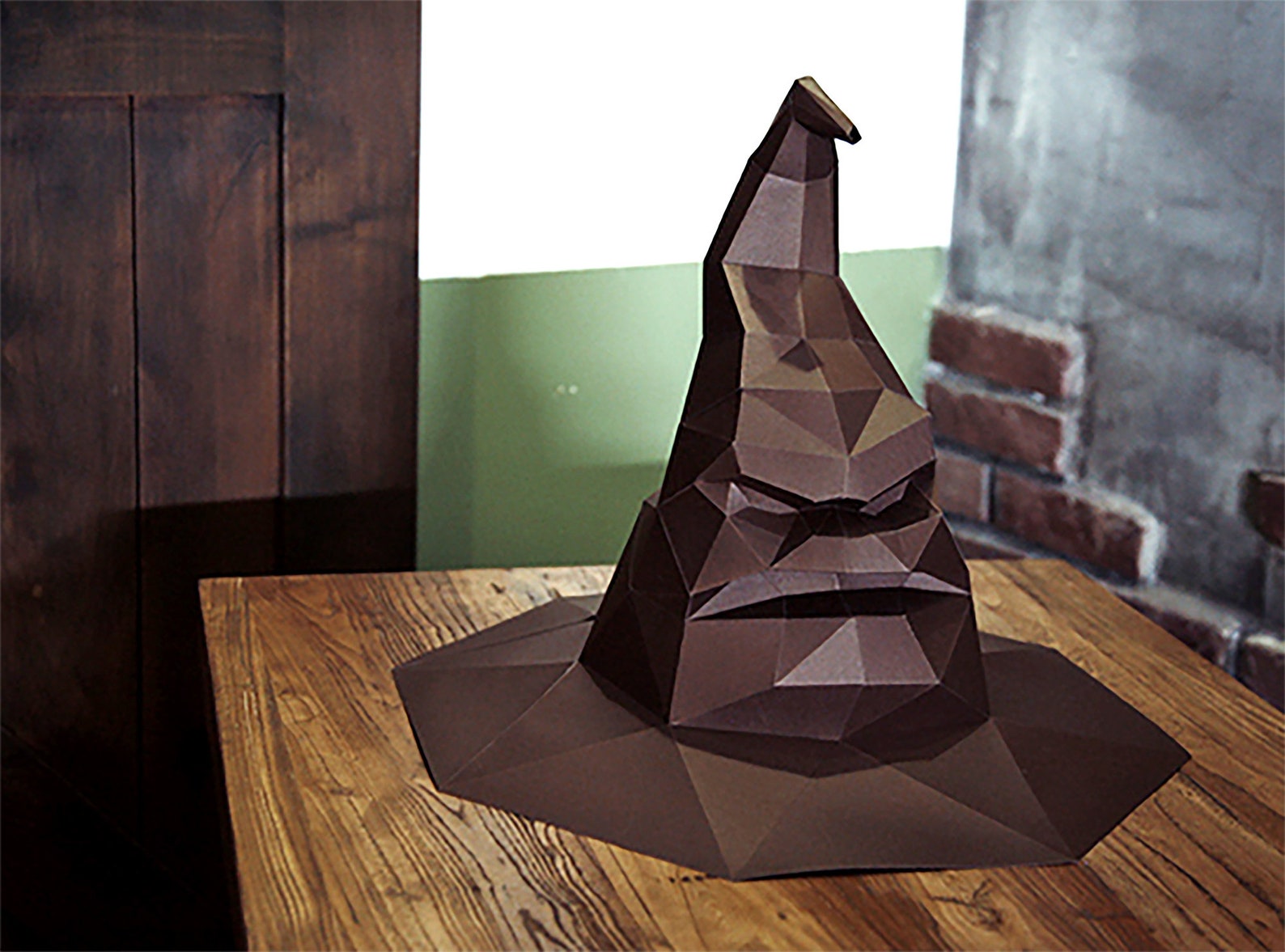 Halloween Sorting Hat Papercraft: DIY 3D Cosplay (PDF) - Etsy
