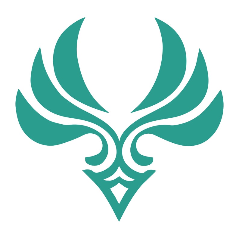 Genshin Impact Logo Elements AI SVG jpg png dxf | Etsy