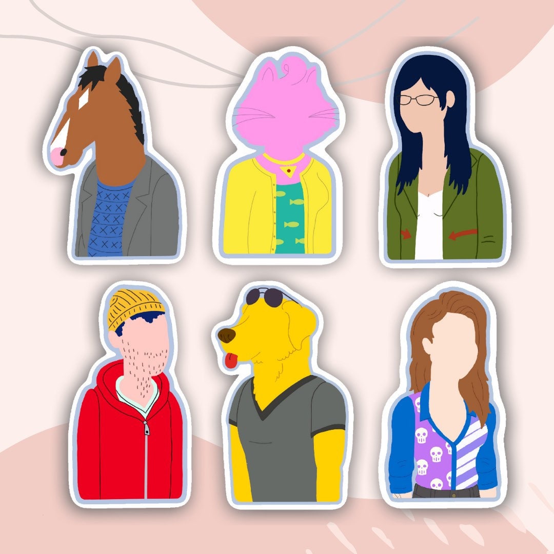 Personnage de Bojack Sticker - Etsy France