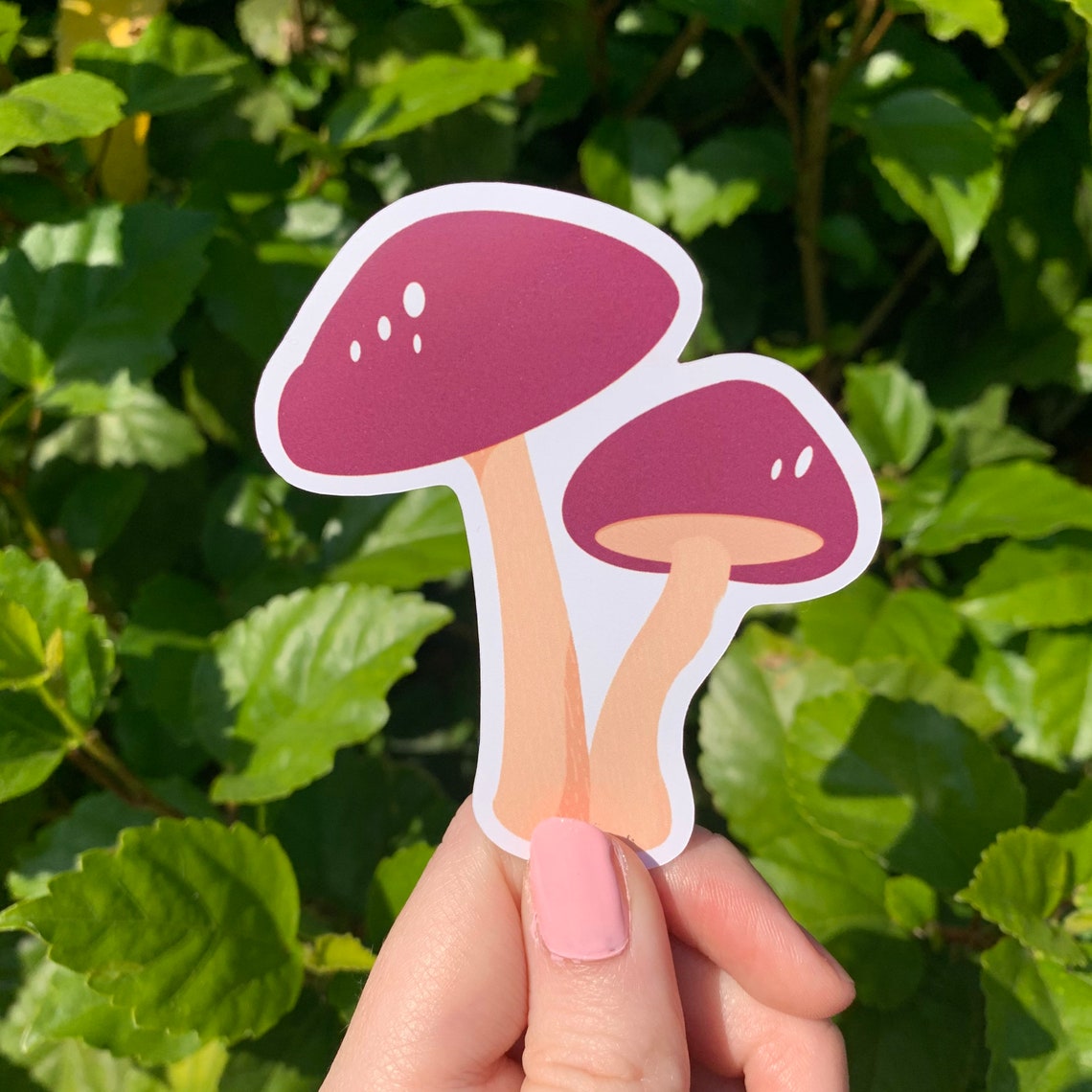 Mushroom Sticker - Etsy
