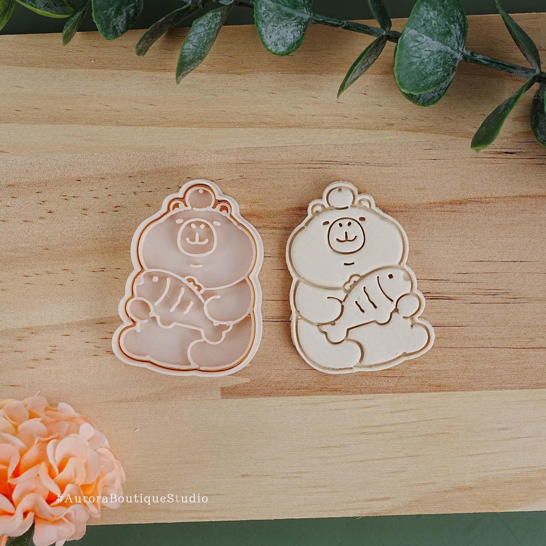 Salted Fish Capybara Cookie Mold, Cute Capybara Cookie Cutter Set, Cute ...