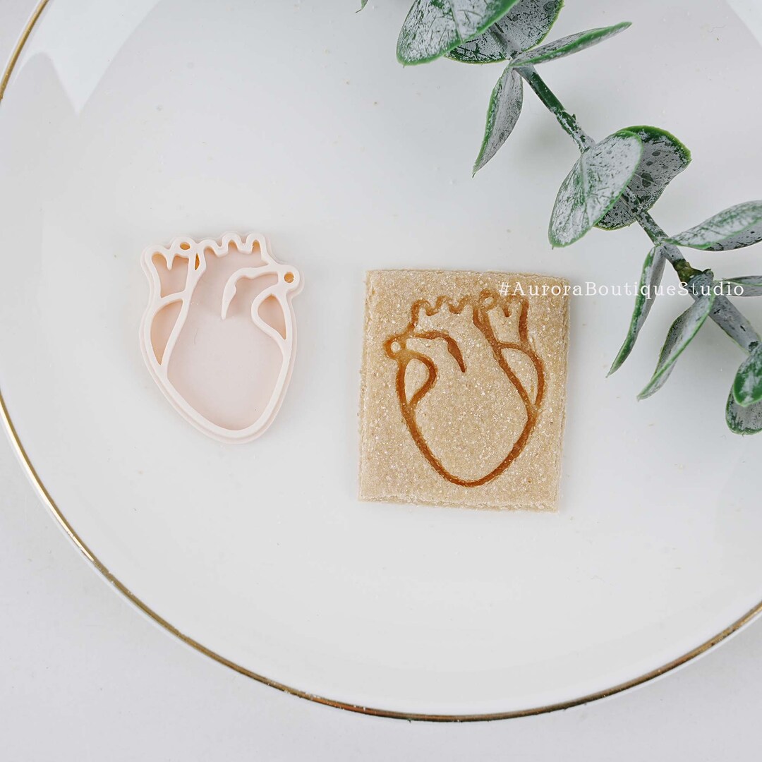 Human Heart Cookie Cutter, Horror Halloween Clay Cutter, Scary ...