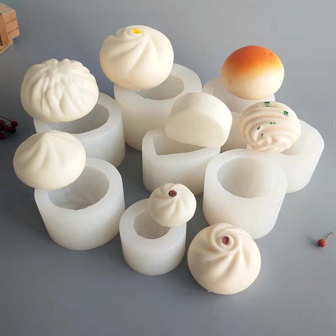 Steamed Stuffed Bun Silicone Mold, Simulated Dumpling Mold, Steamed ...