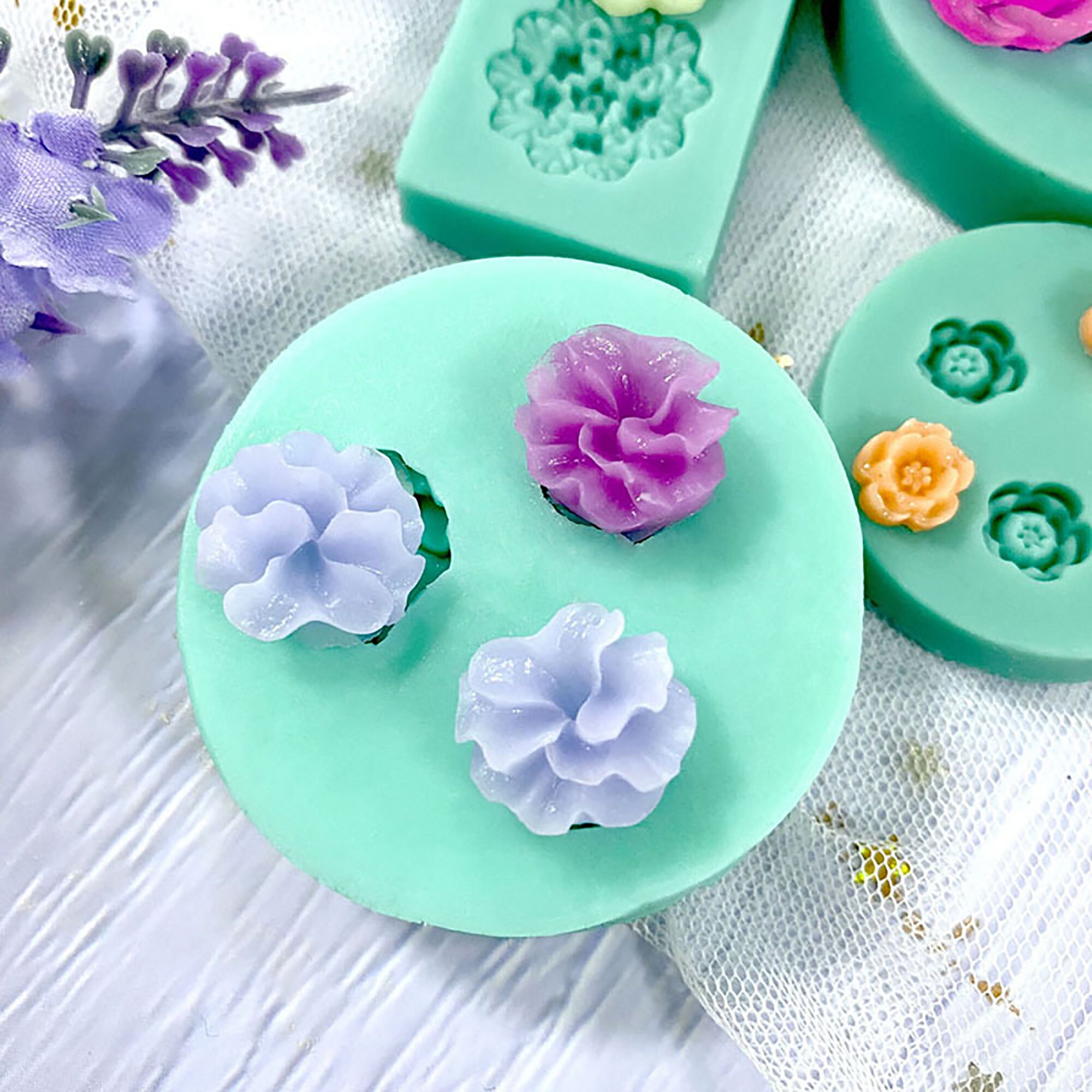 Flowers Silicone Moldfloral Spring Moldfondant | Etsy