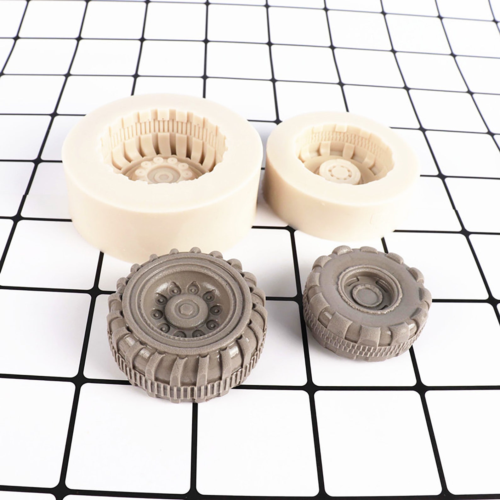 Truck Tire Moldwheel Silicone Mold fondant Candy Sugar | Etsy