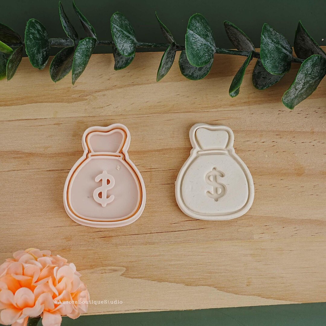 Money Cookie Cutter, Money Cookie Mold Set, Fun Cookie Stamp Set ...