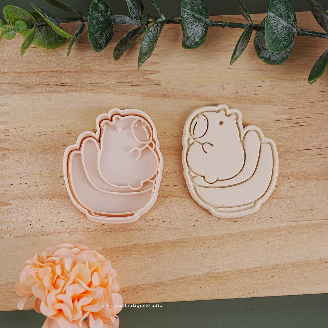Closestool Capybara Cookie Cutter, Capybara Cookie Mold Set, Funny ...