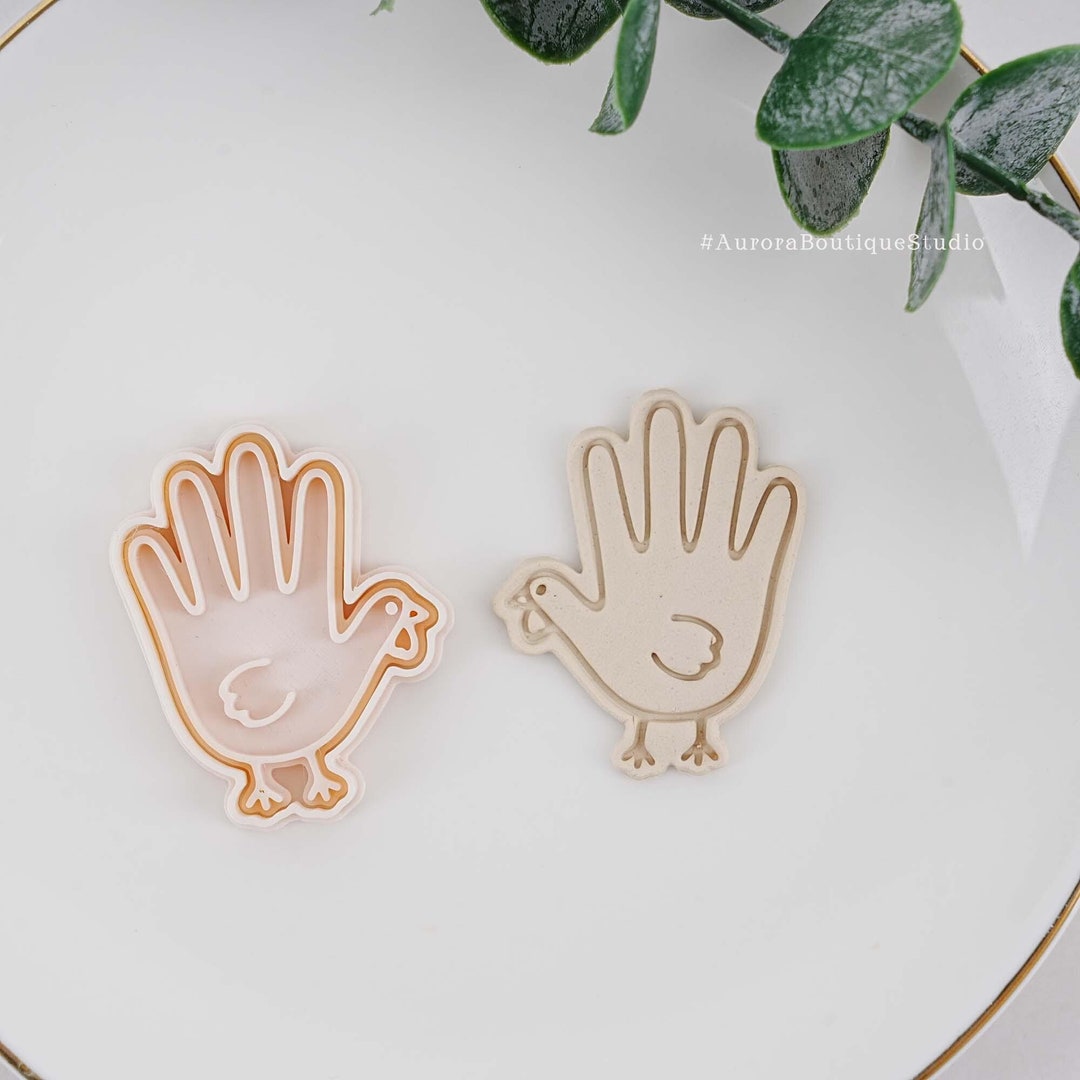 Funny Hand Turkey Cookie Cutter, Thanksgiving Cookie Cutter Set, Animal ...