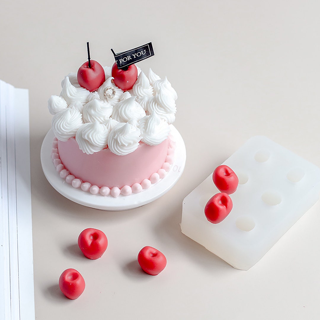 Cherry Embed Pastry Mold,fruit Baking Resin Mold,berry Silicone Mold ...