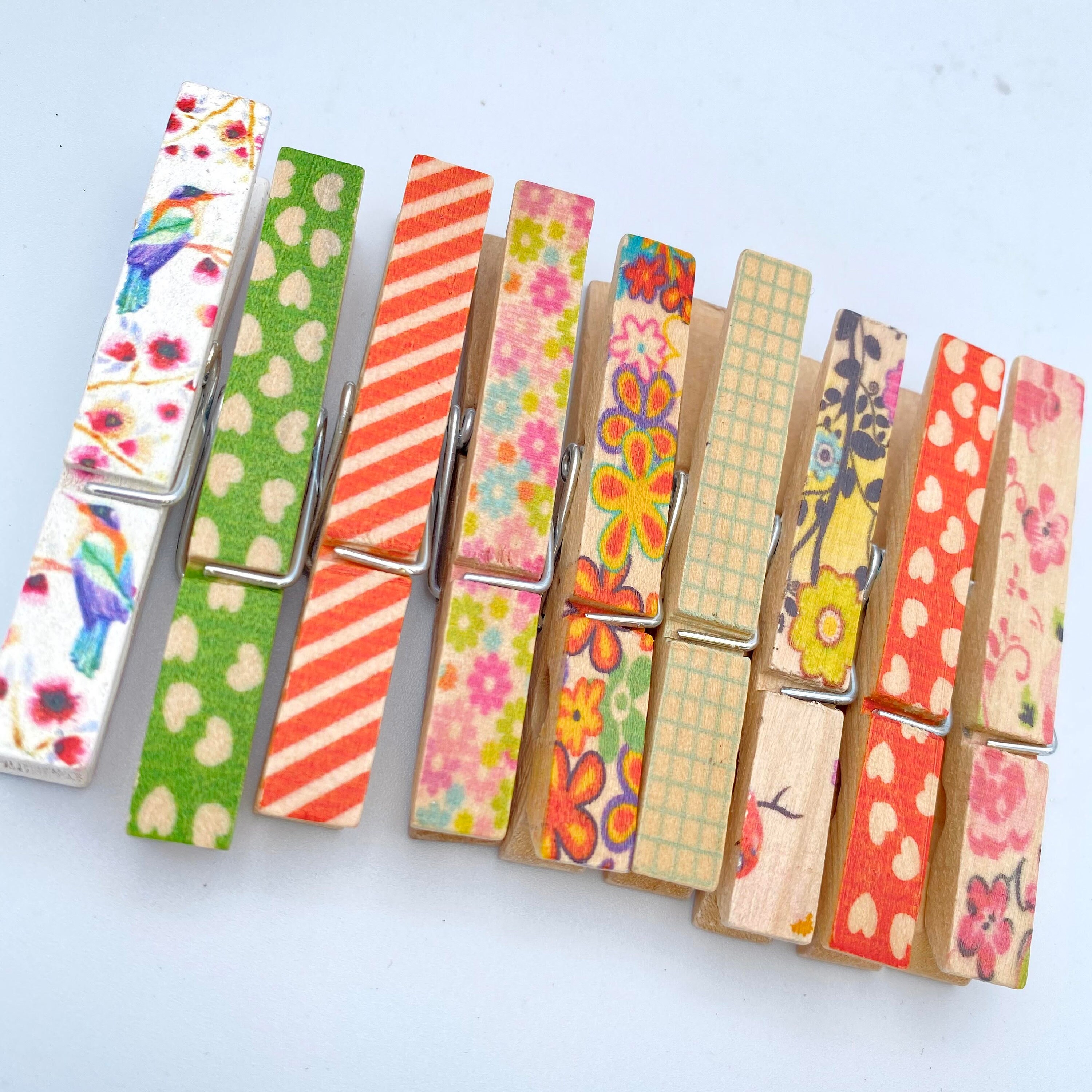 Wood Clip8pcs | Etsy