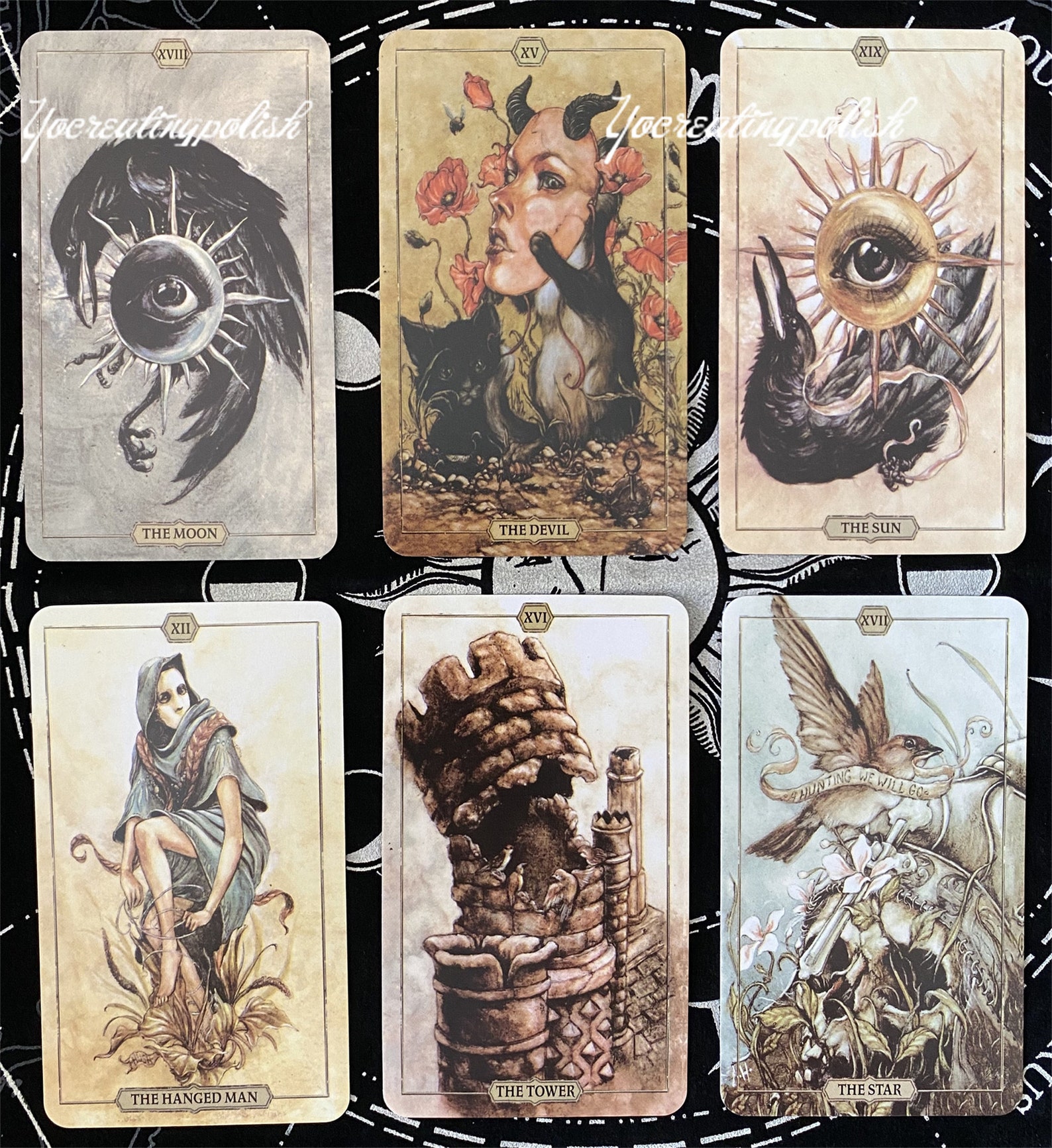 Hush Tarot Cards : A 78-Card Deck Guidebook PDF Tarot | Etsy