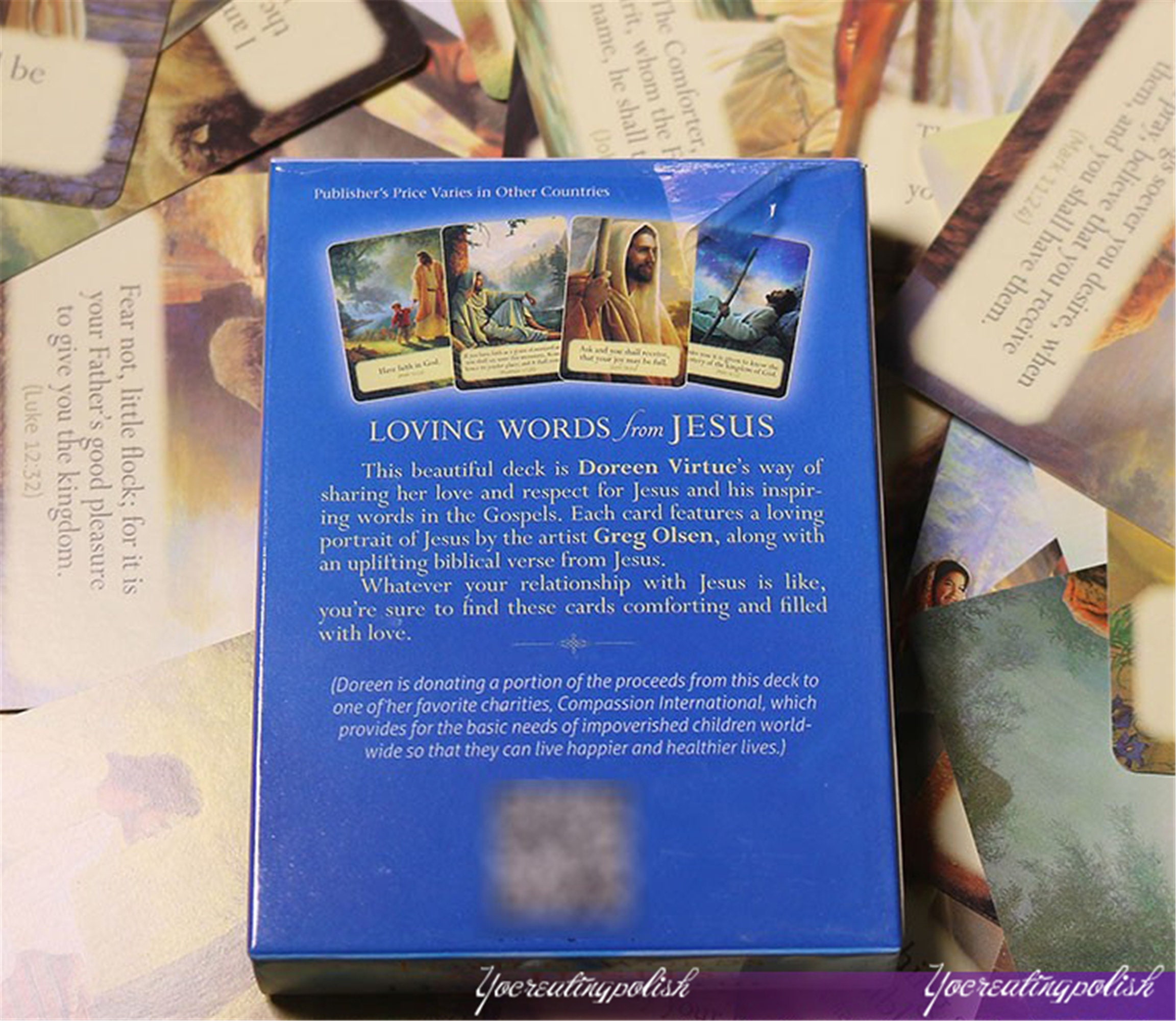 Loving Words Jesus Oracle Cards A 44 Card Deck Tarot Etsy