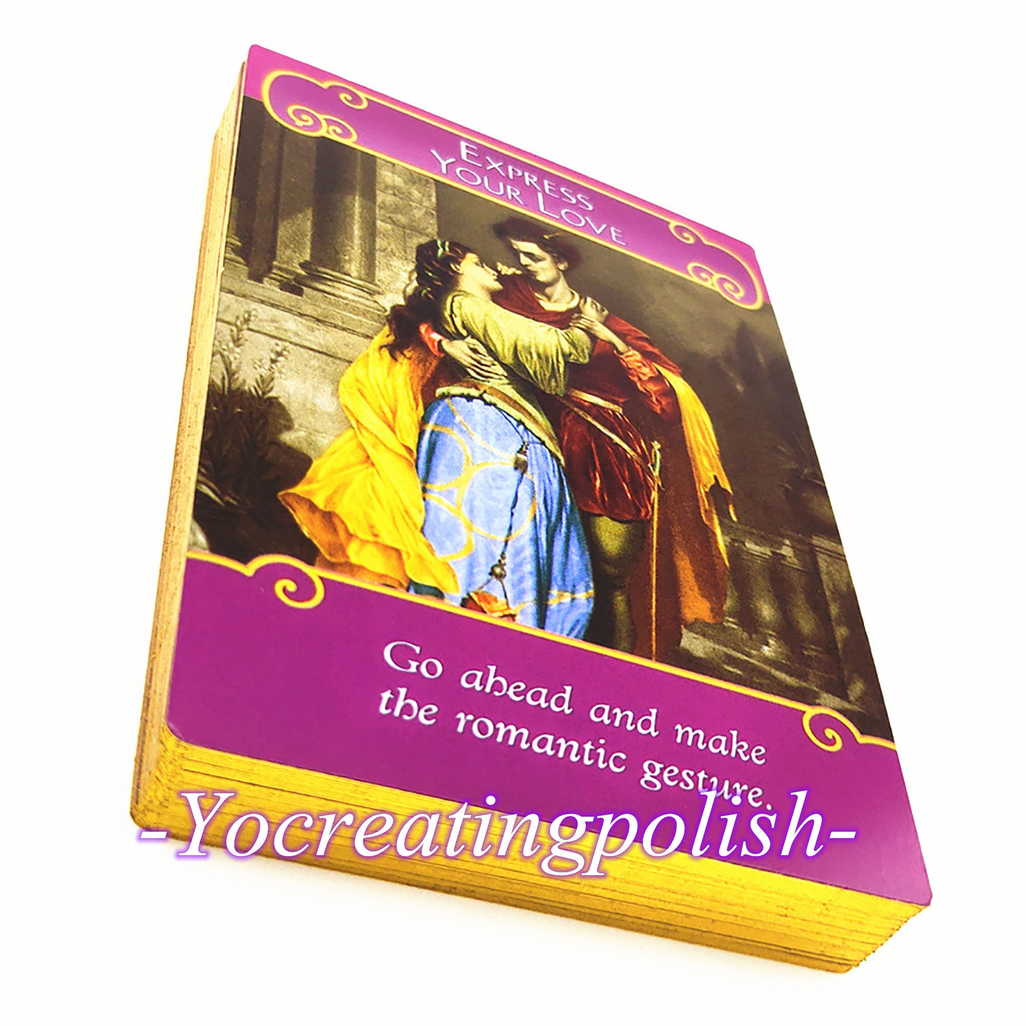 Romance Angel Oracle Cards A 44 Card Deck Guidebook Pdf Etsy