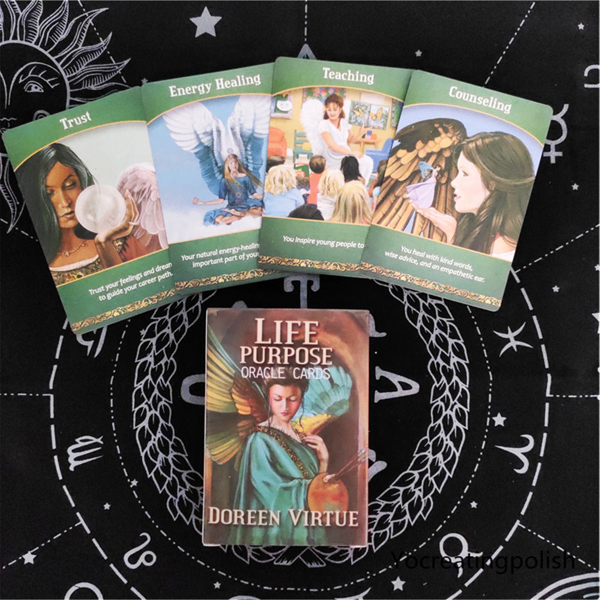 Life Purpose Oracle Cards A 44 Card Deck Guidebook Pdf Etsy