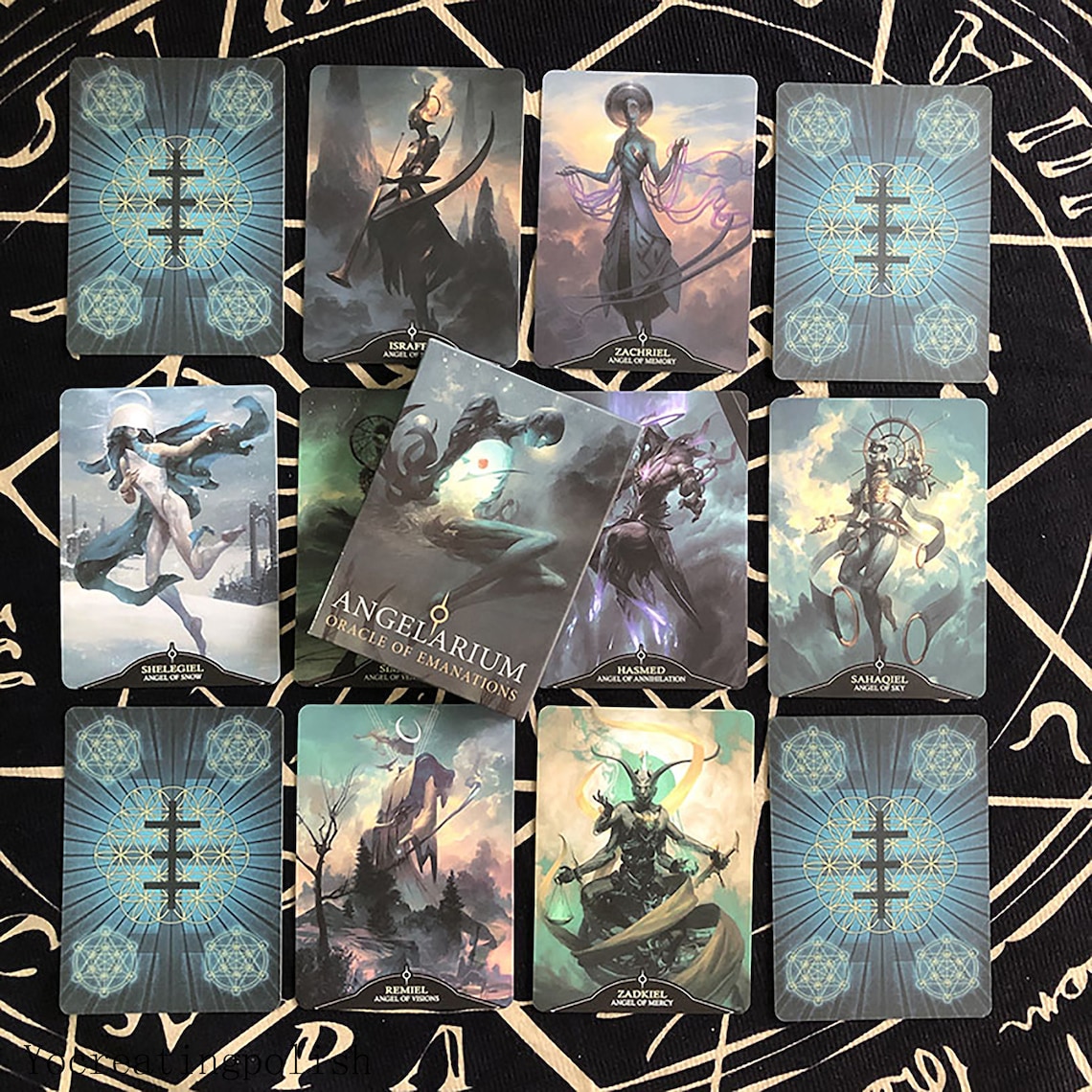 Angelarium Oracle Ofemanations : A 36-Card Deck Guidebook | Etsy