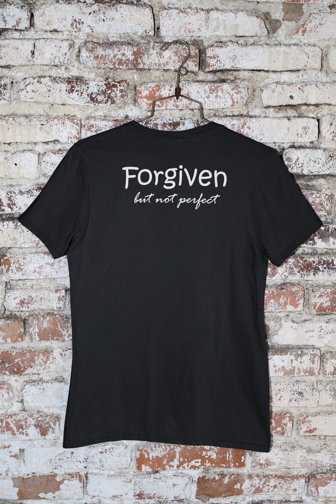 Forgiven T-shirt, Christian Shirt, Forgiven Not Perfect, Religious ...
