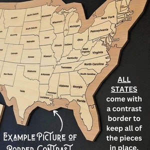 West Virginia State Puzzle: Laser Cut Wooden County Map - Etsy