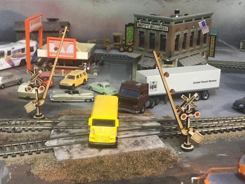 HO Scale Railroad Signs/ho Scale Signs/train Layout Train - Etsy