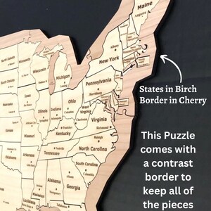 Delaware State Puzzle, Laser Cut Wooden State Map Jigsaw Puzzles ...