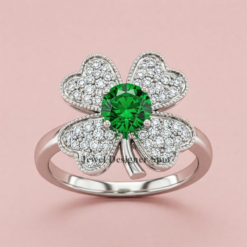 Shamrock Ring - Etsy