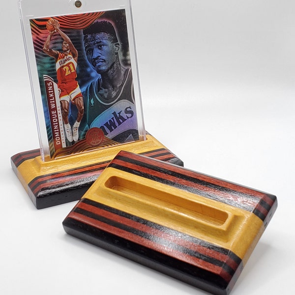 Wooden Baseball Card Stand - Etsy
