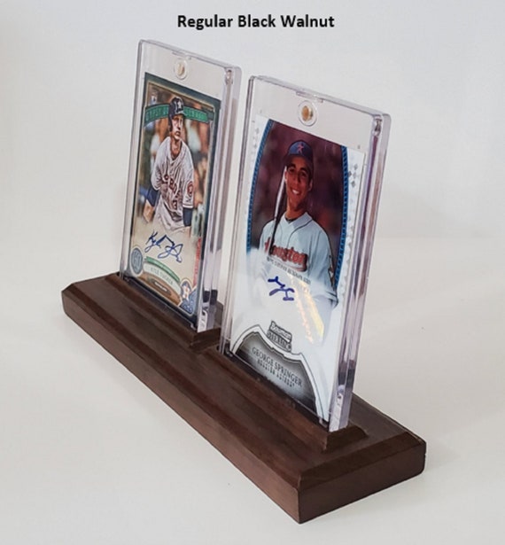 Natural Walnut or Maple Wood Baseball Card or Trading Card - Etsy New ...