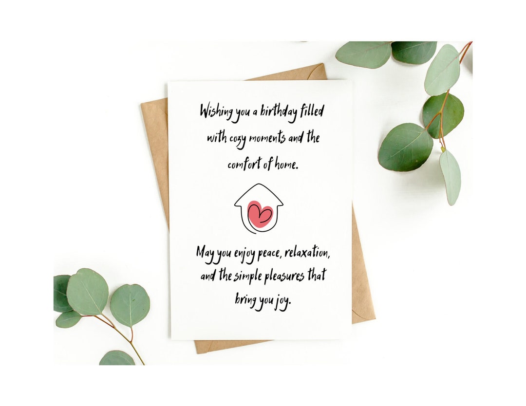 Introvert Birthday Card, Introvert, Book Lover, Homebody, Introvert ...