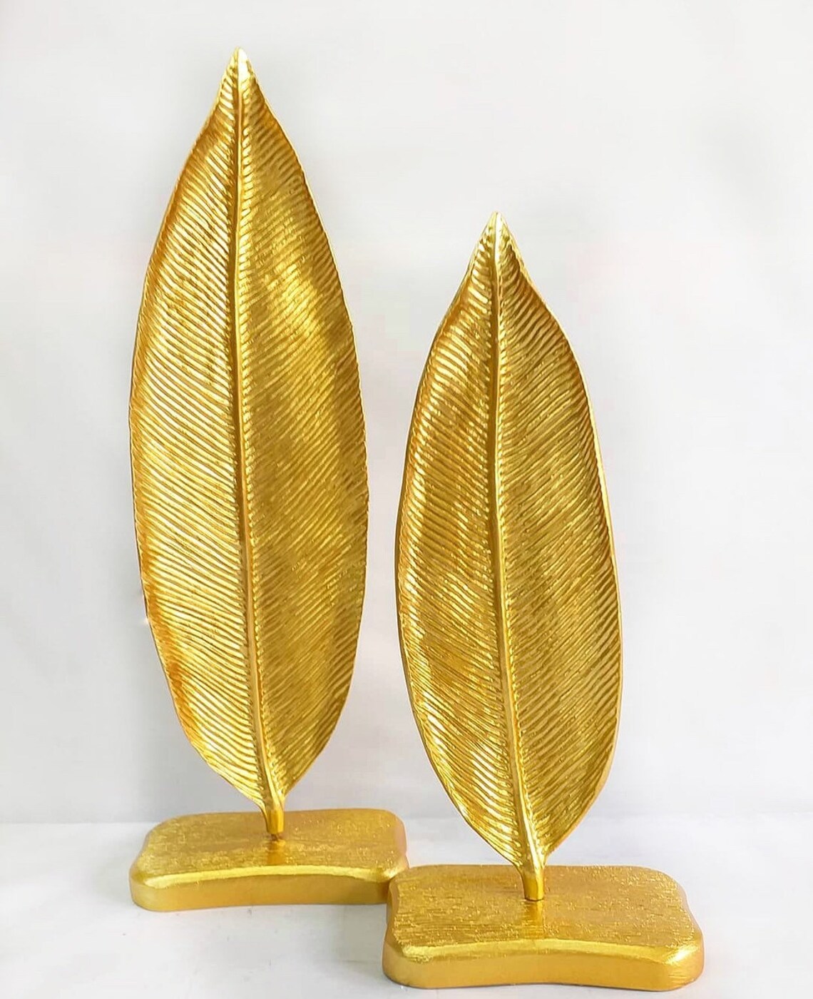 Silver Leaf Stand Decor Leaves Decor Store Showcase Decor | Etsy