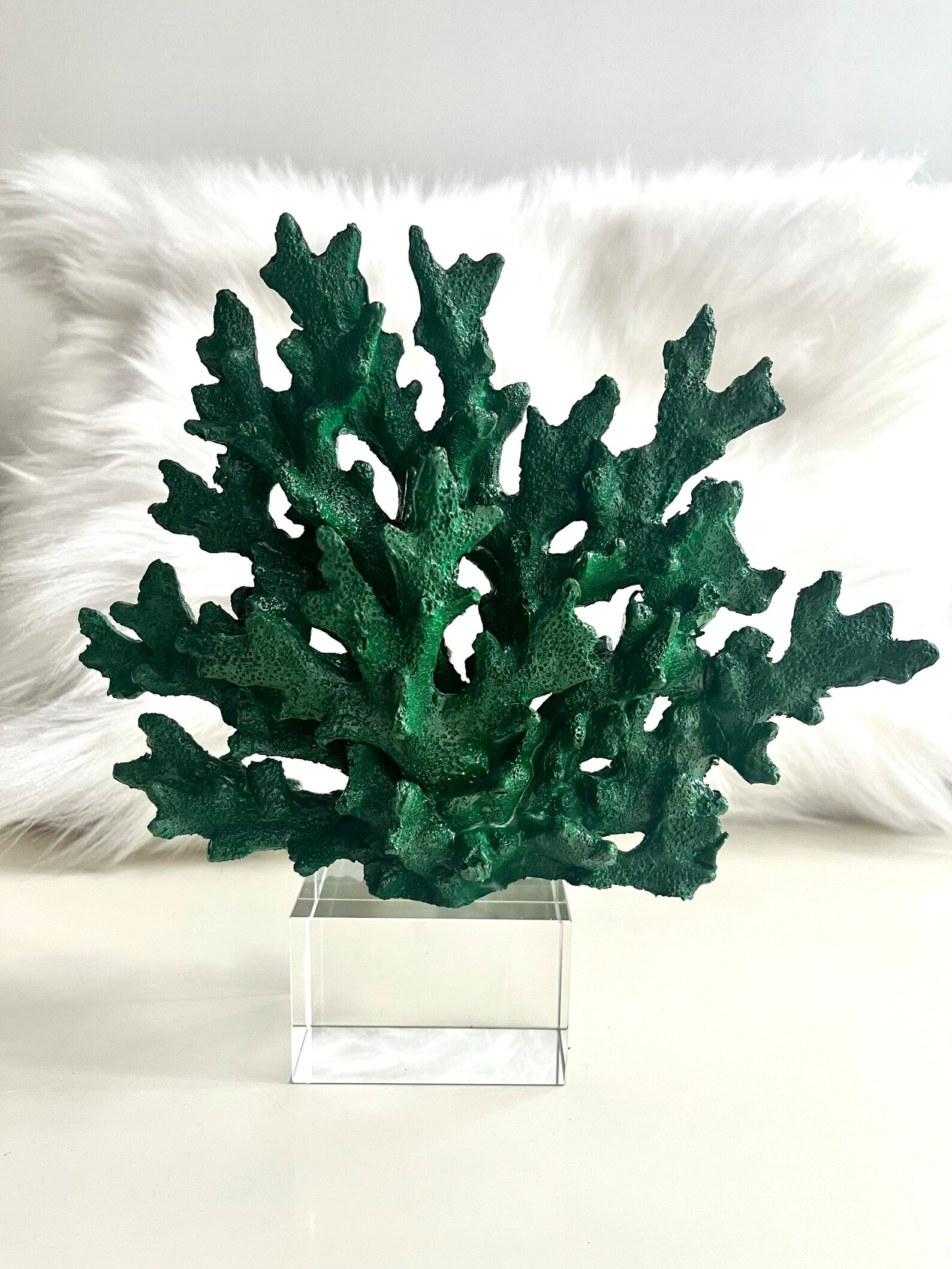 Black Crystalline Coral Reef Decor Valentines Gift for Her - Etsy