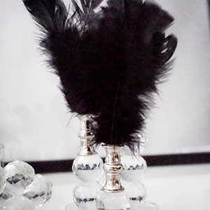 White Crystal Feather, Crystal Objects, Xmas Gift Decor, Mother's Day ...