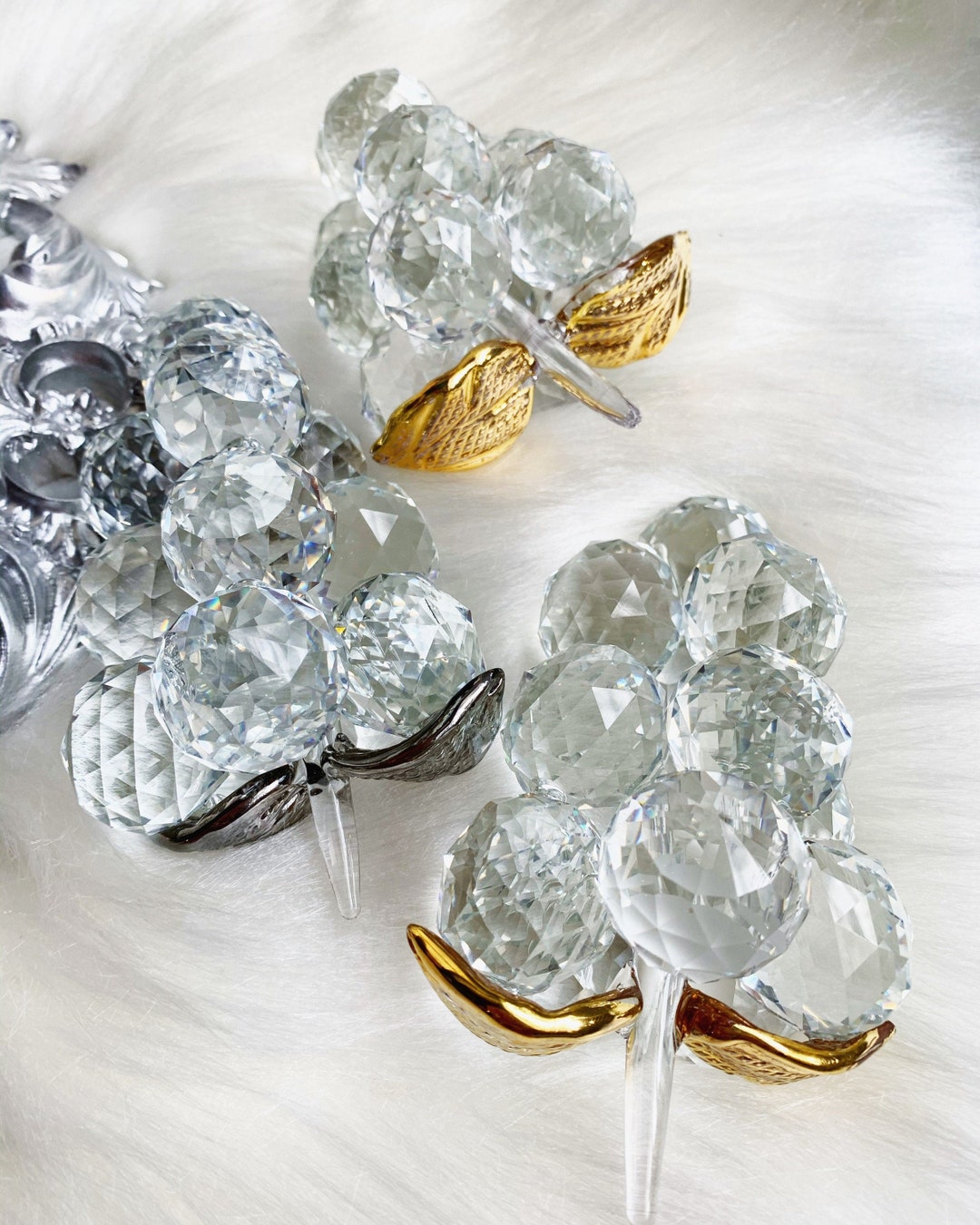 Crystal Grape, Crystal Objects, Crystal Home Decor Accessories, Office ...