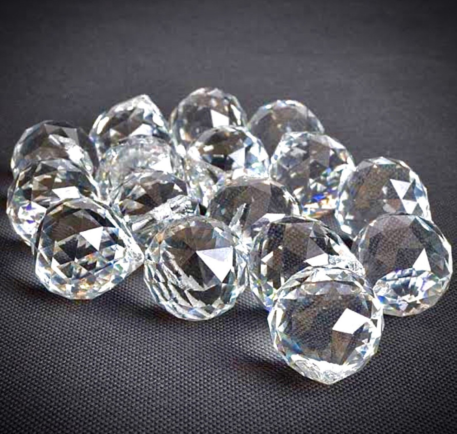 White Triple Crystal Feather Crystallines Home Gifts - Etsy