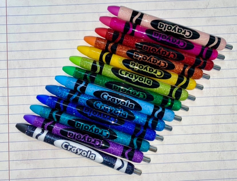 Crayon Pens Full Set of 13 Available Colors - Etsy