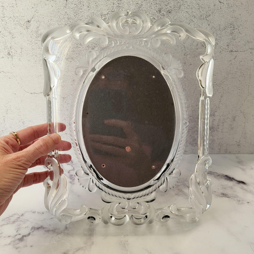 Vintage Mikasa Princess Crystal Wedding Picture Frame, Elegant Photo ...